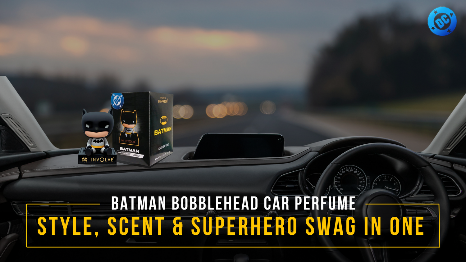 Batman Bobblehead Car Perfume: Style, Scent & Superhero Swag in One ...